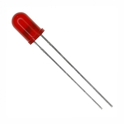 Red Round LED Diode 5 mm – Future Electronics Egypt